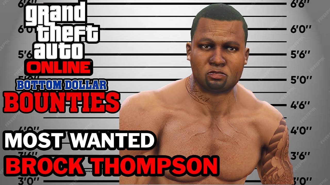 GTA Online Most Wanted Bounty #3 - Brock Thompson - YouTube