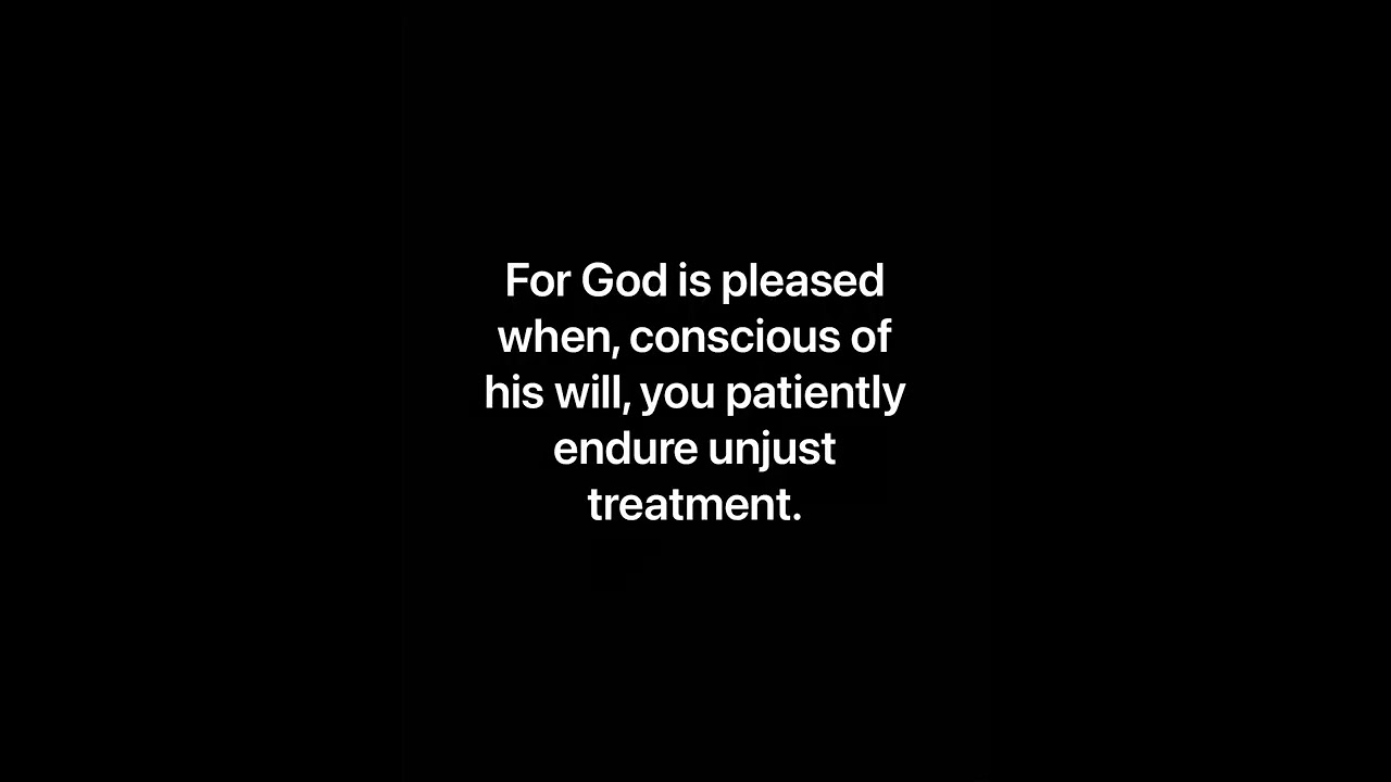 1 Peter 2 19 YouTube