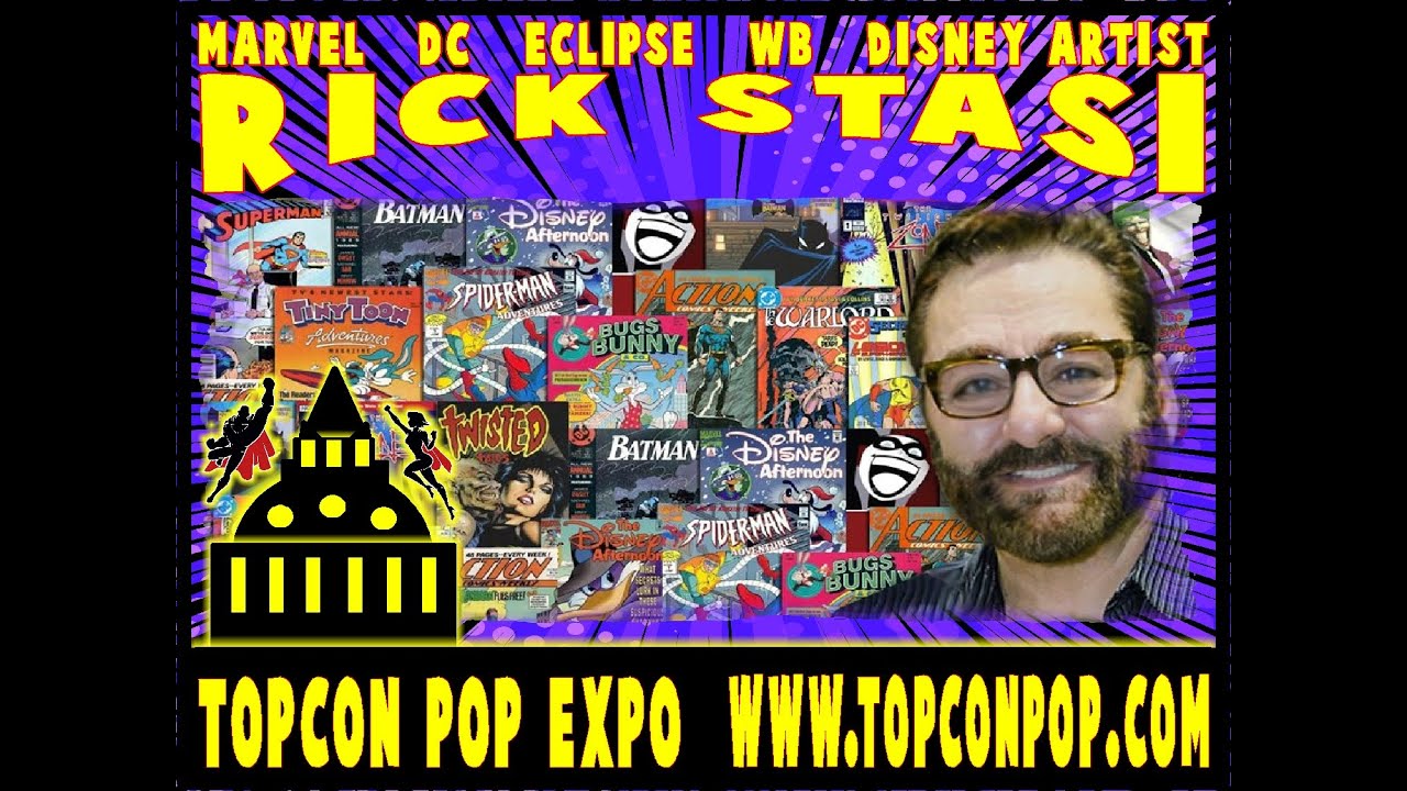 TOPCON VIRTUAL PANEL WITH LEGENDARY COMIC ARTIST & WRITER RICK STASI ...