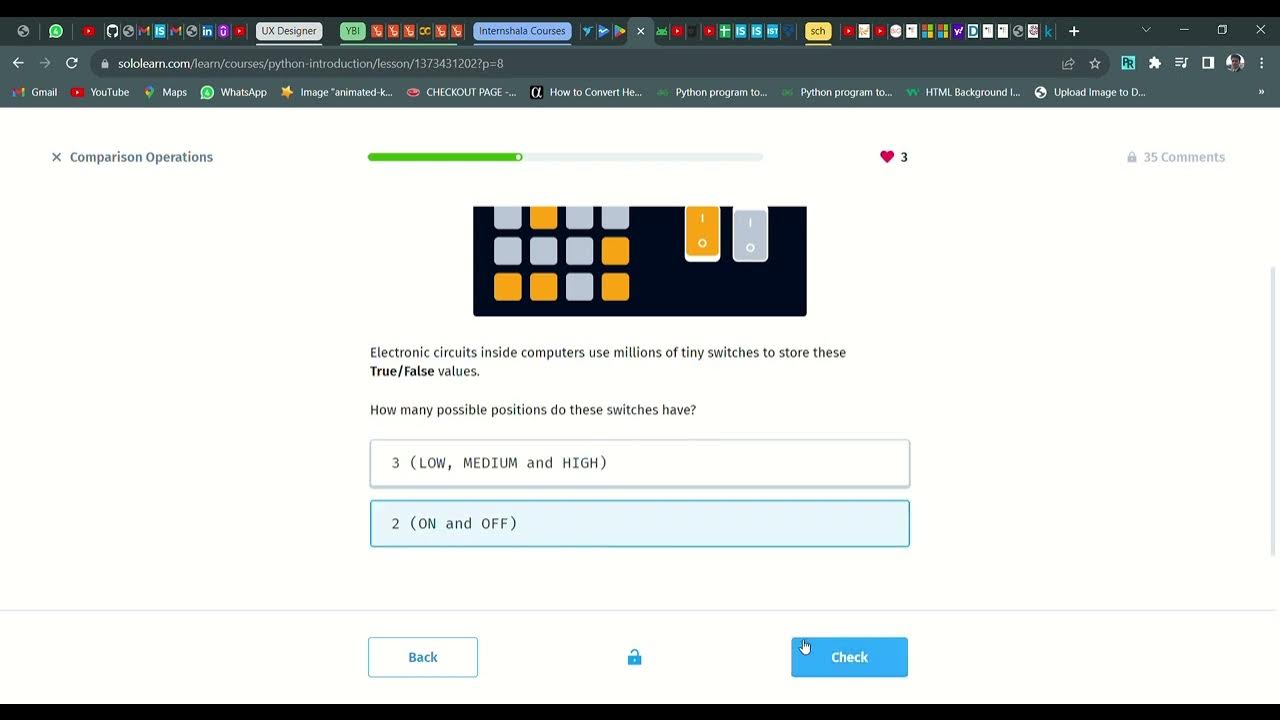 31 Comparison Operations Introduction To Python Sololearn Youtube