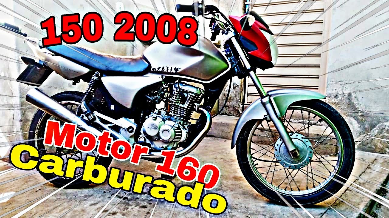💥Coloquei um MOTOR DE 160 na titan 150 2008 - YouTube