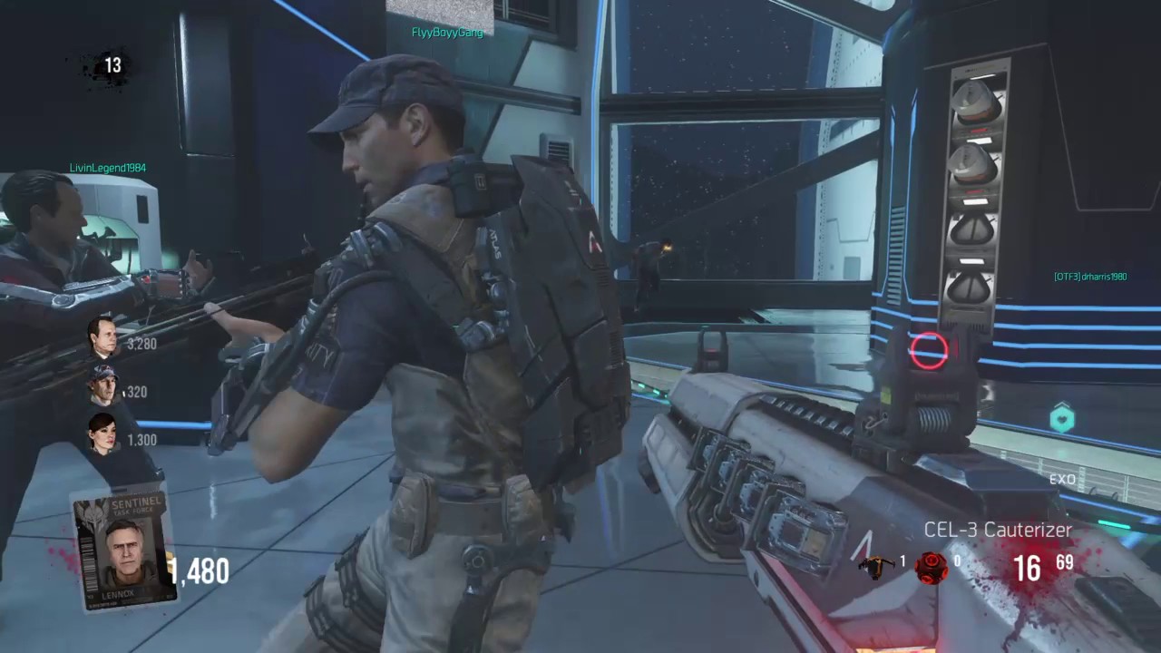 Call of Duty Advanced Warfare Gameplay Throwback on descent Exo Zombies ...