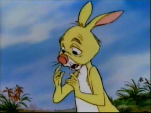Winnie Puuh und der Honigbaum: Schlussszene (1968) (VHS-Aufnahme)