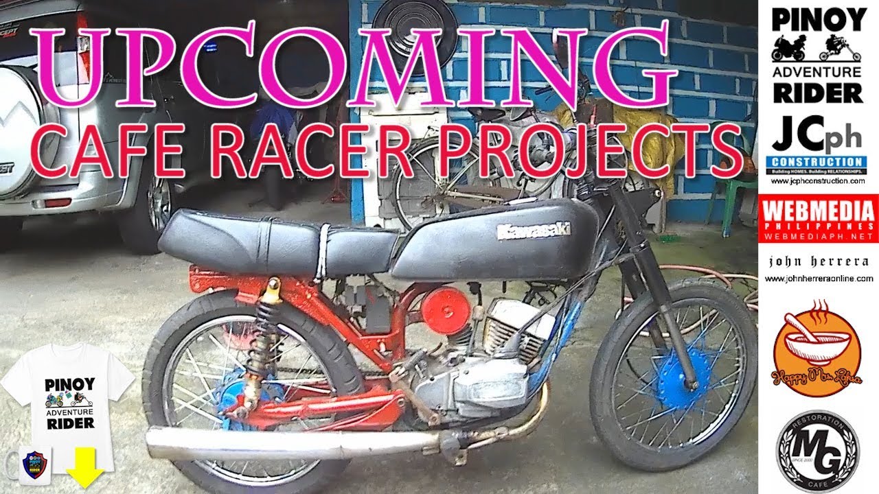 PAR UPCOMING CAFE RACER PROJECTS ~ Kawasaki BOXER & HD3 - YouTube