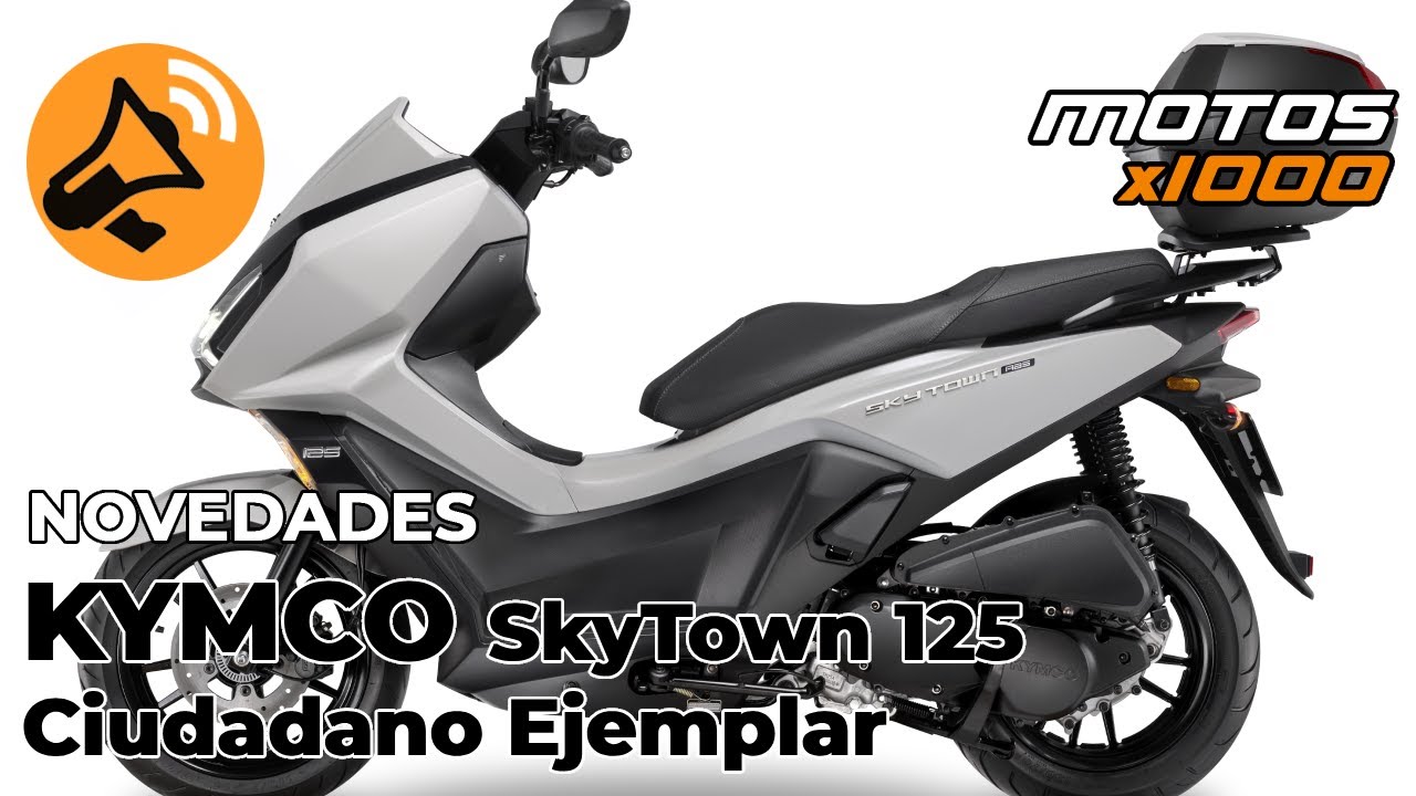 Presentación Kymco SkyTown 125 | Motosx1000 - YouTube