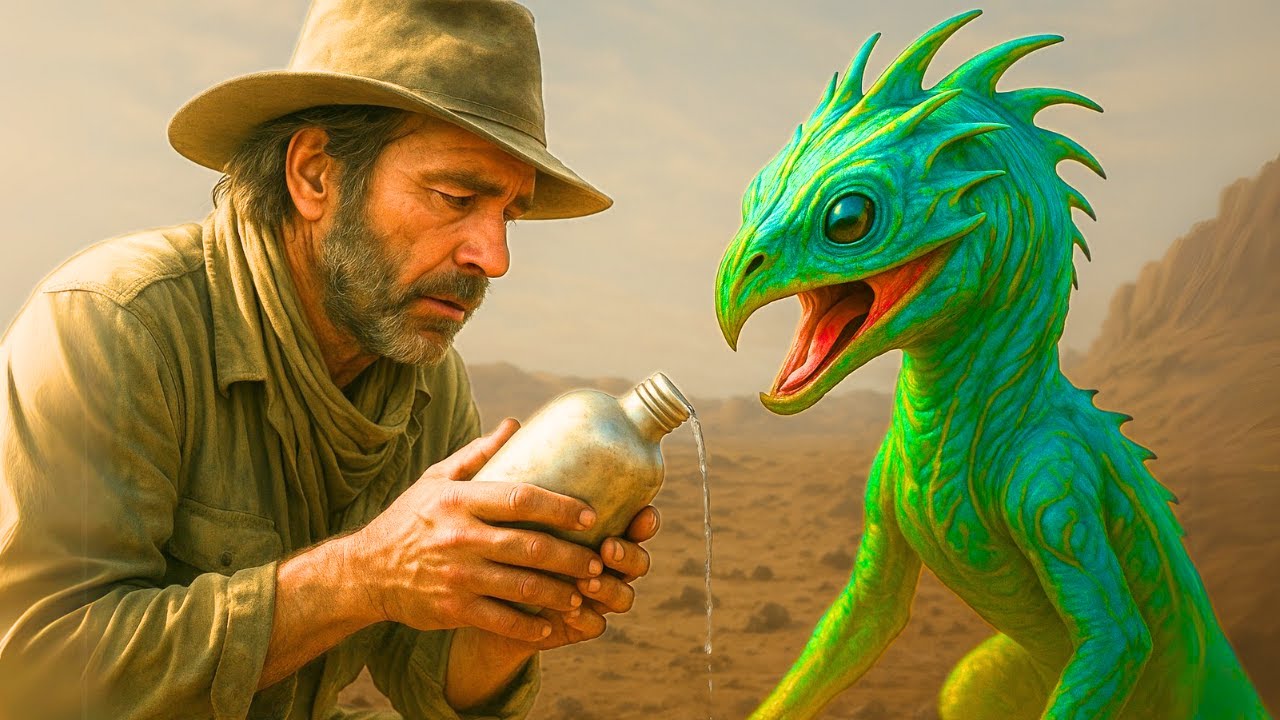 Human Nomad Gave a Thirsty Alien Lizard His Last Water It Grew Into ...