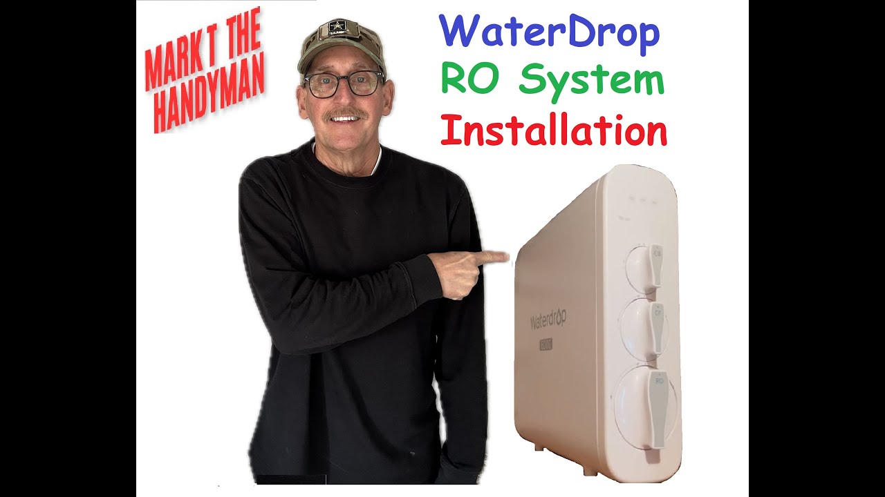 WATERDROP RO SYSTEM Installation in a different location - YouTube