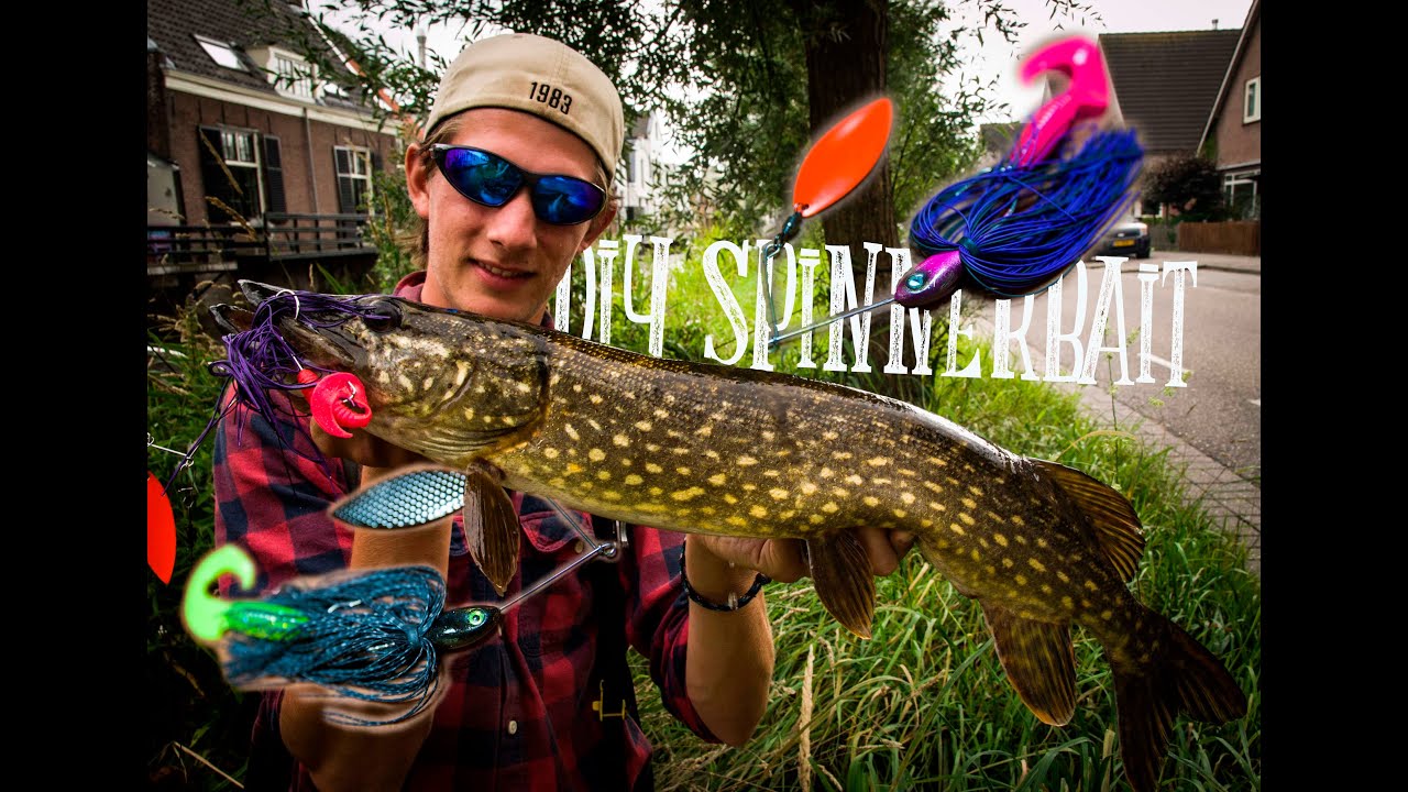 DIY - Make Your Own Spinnerbait + Catching Fish With It! - YouTube