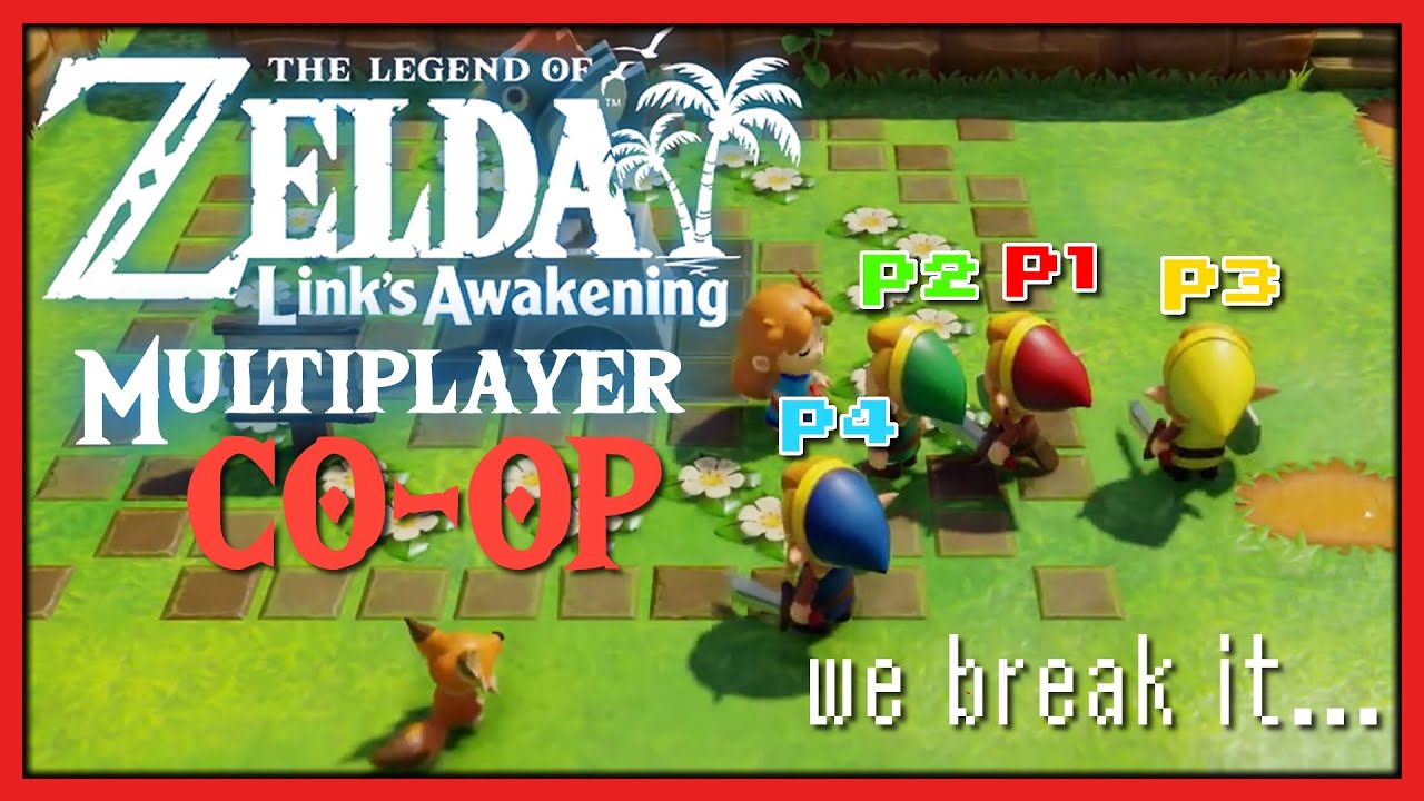 The Legend of Zelda Links Awakening Multiplayer CO-OP 4P - YouTube