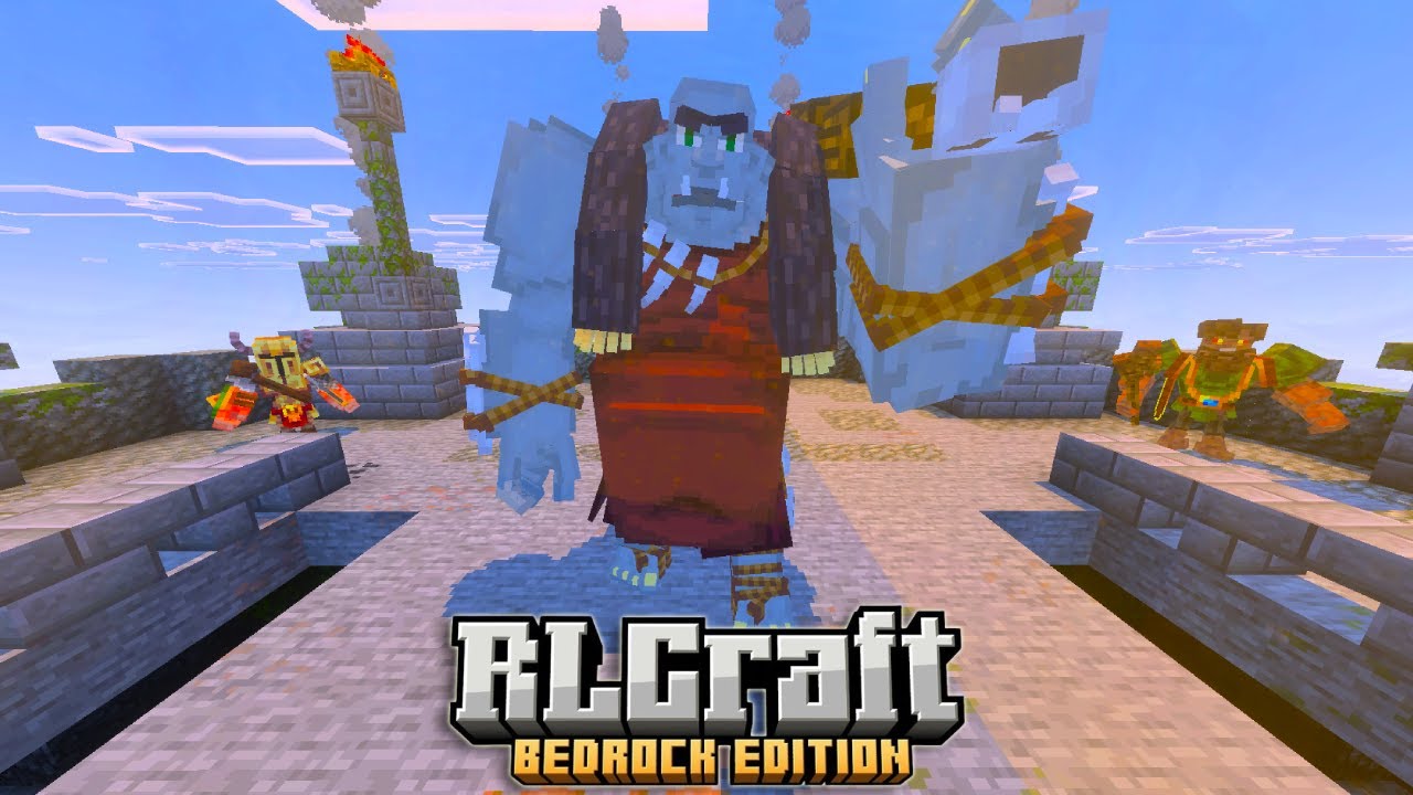 OGRO THE OGRE RLCraft Bedrock Edition Boss Fight - YouTube