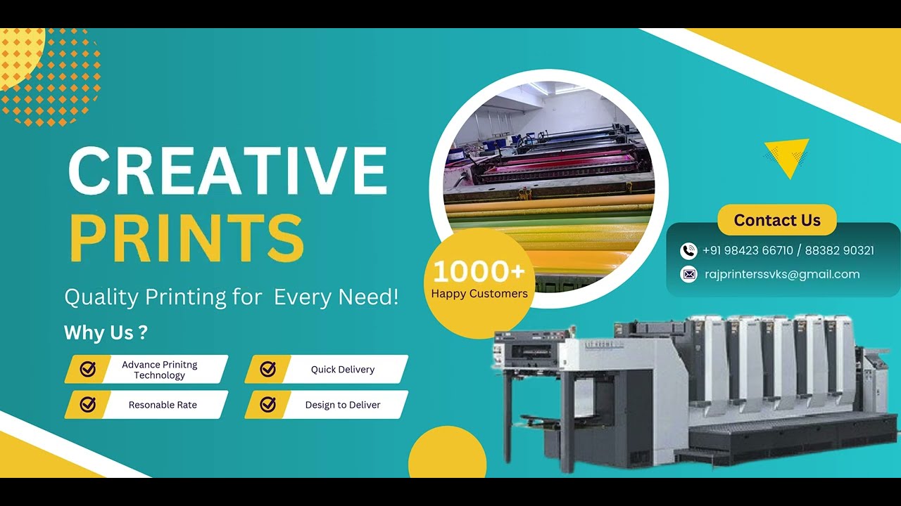 Raj Printers - Quality Printing, Every Time! Sivakasi Printers - YouTube