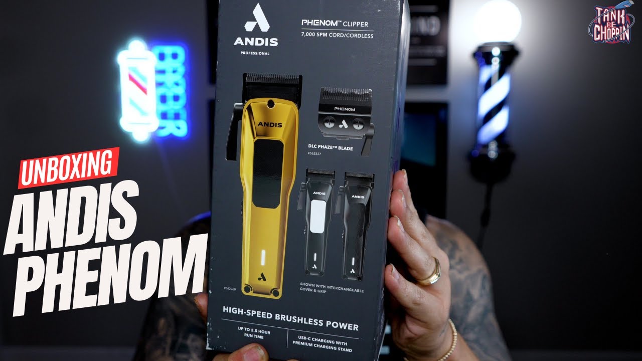 Unboxing the NEW Andis Phenom Clipper 🔥 | Barber First Look! - YouTube