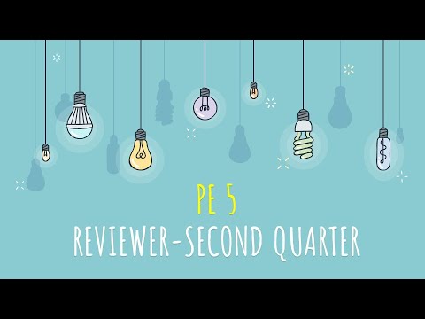 PE 5 REVIEWER SECOND QUARTER GRADE 5 - YouTube