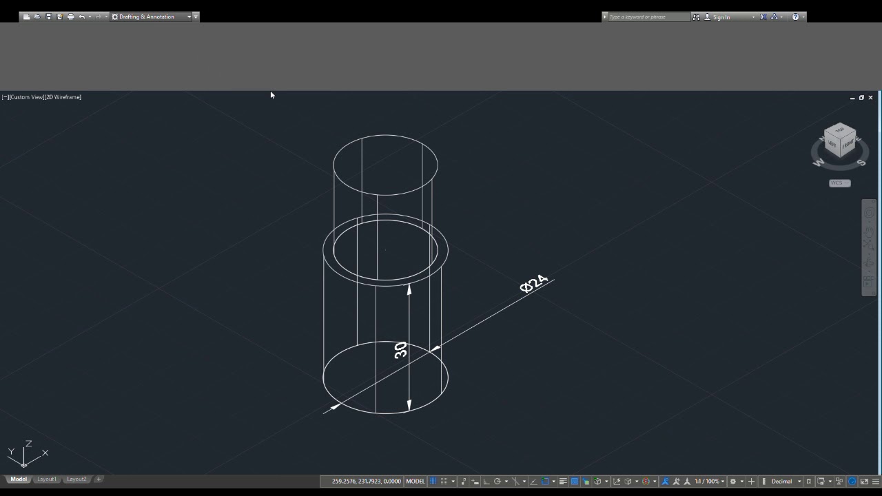 3D LIPSTICK USING AUTOCAD BY JESSICA TAMAYO - YouTube