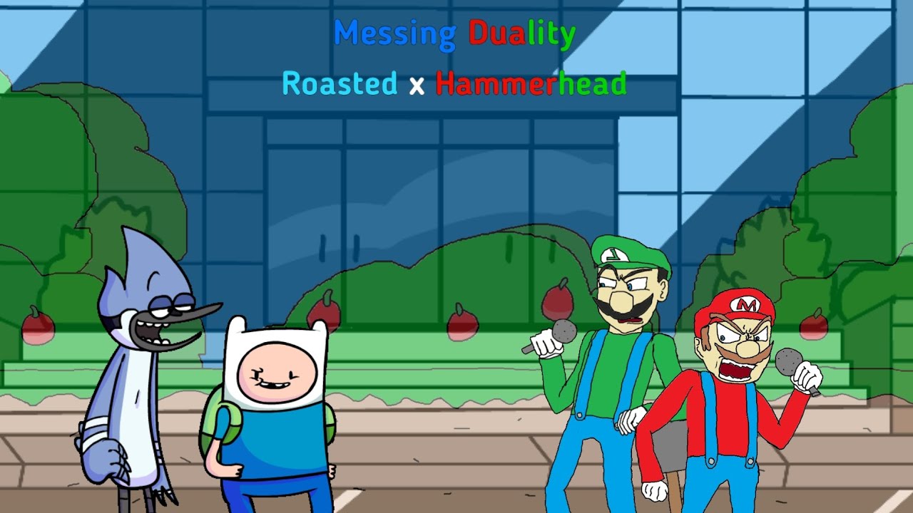 Fnf: Messing Duality (Roasted x Hammerhead/Finn & Mordecai vs Tgt Mario ...