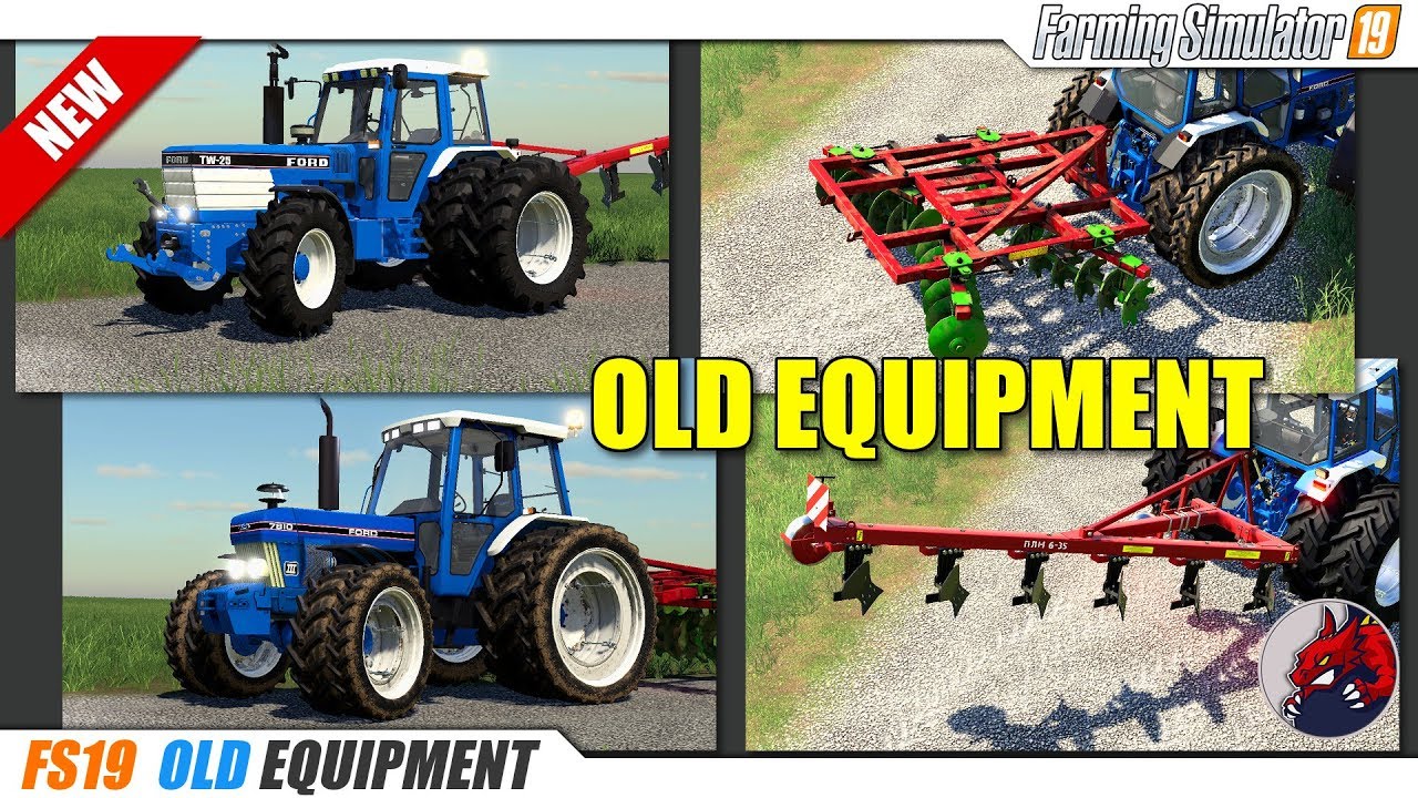 FS19 | Old Equipment Mods (2019-08-31) - review - YouTube