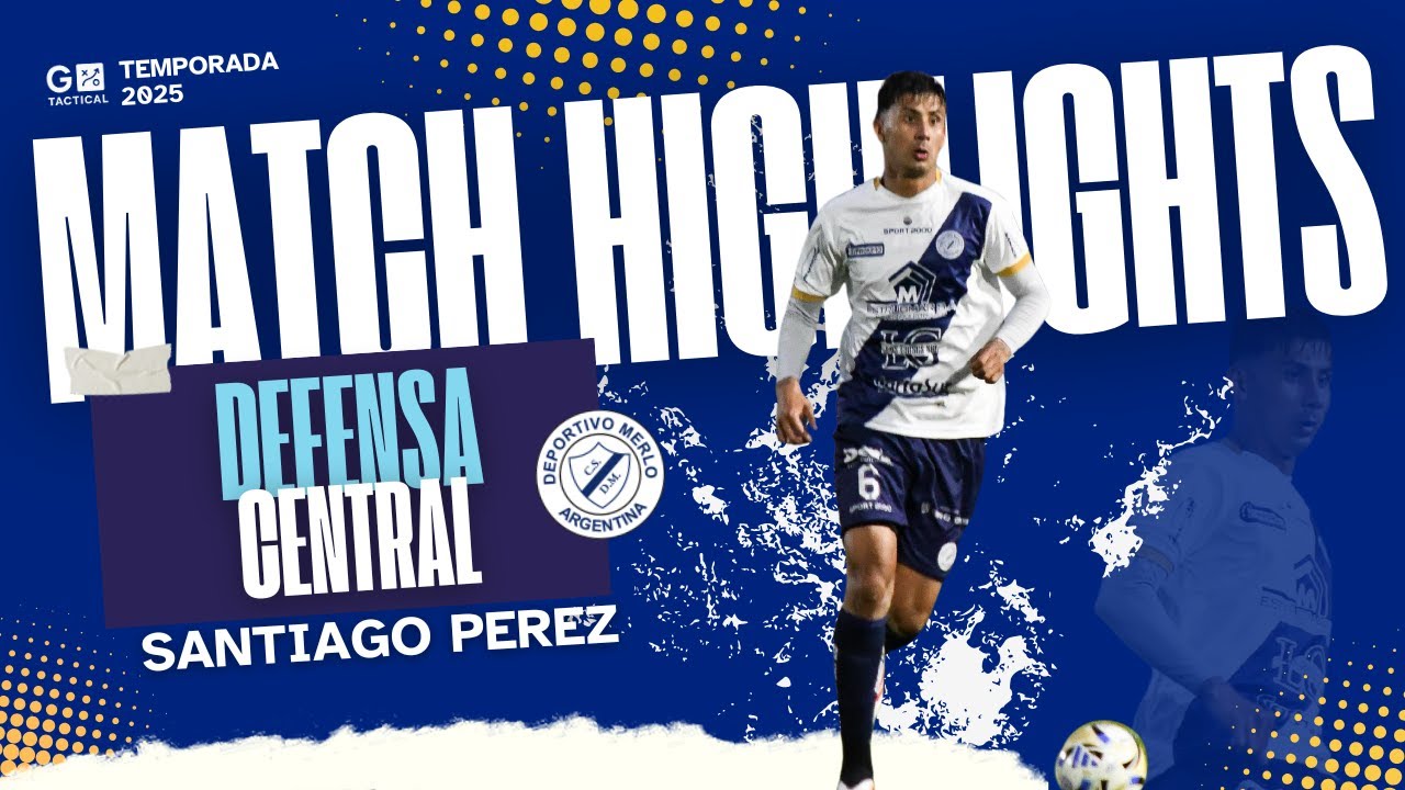 #6 Santiago Perez Defensa Central Temporada 2025 - YouTube