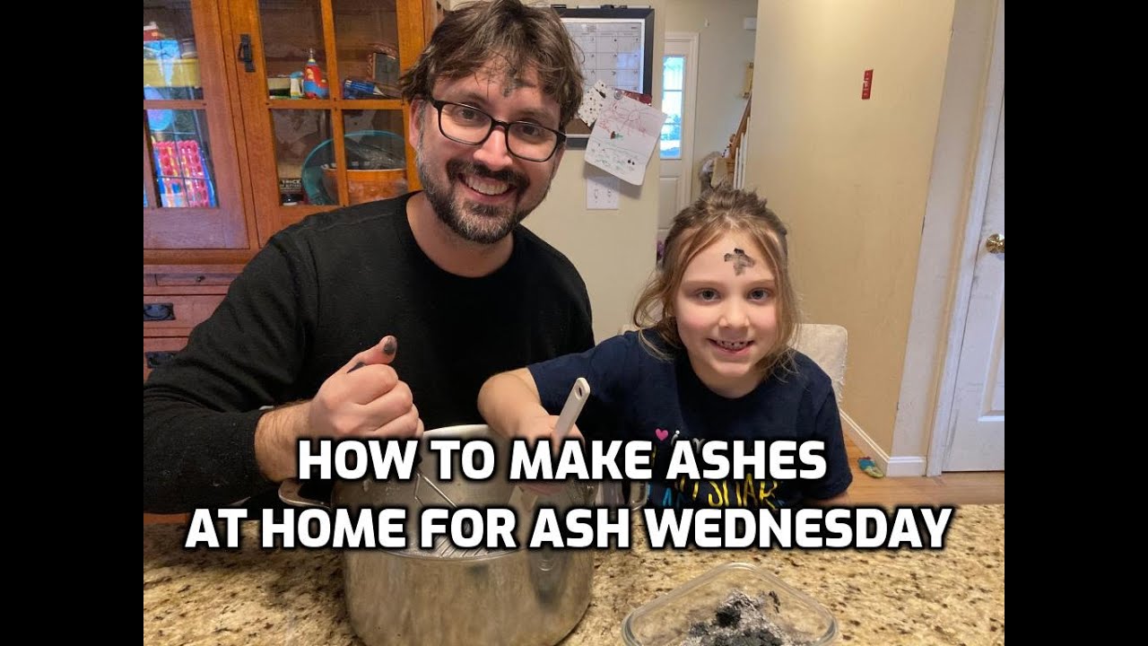 How to Make Ashes at Home for Ash Wednesday - YouTube