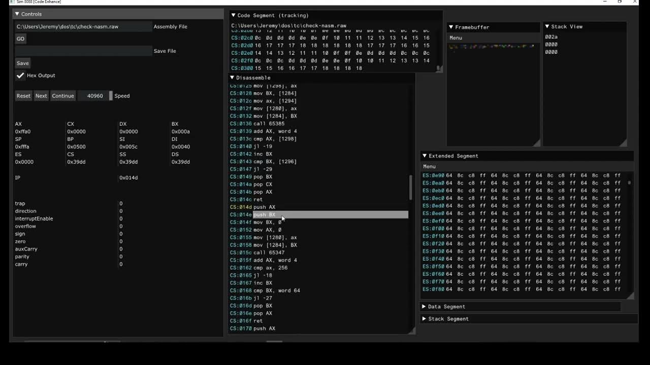 Homework Demo Part 1 Computer Enhance Performance-Aware Programming course - YouTube