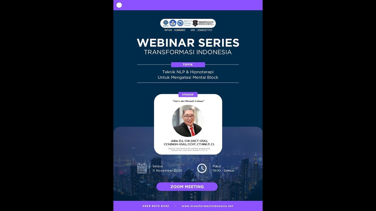 Teknik NLP & Hipnoterapi untuk Mengatasi Mental Block - YouTube