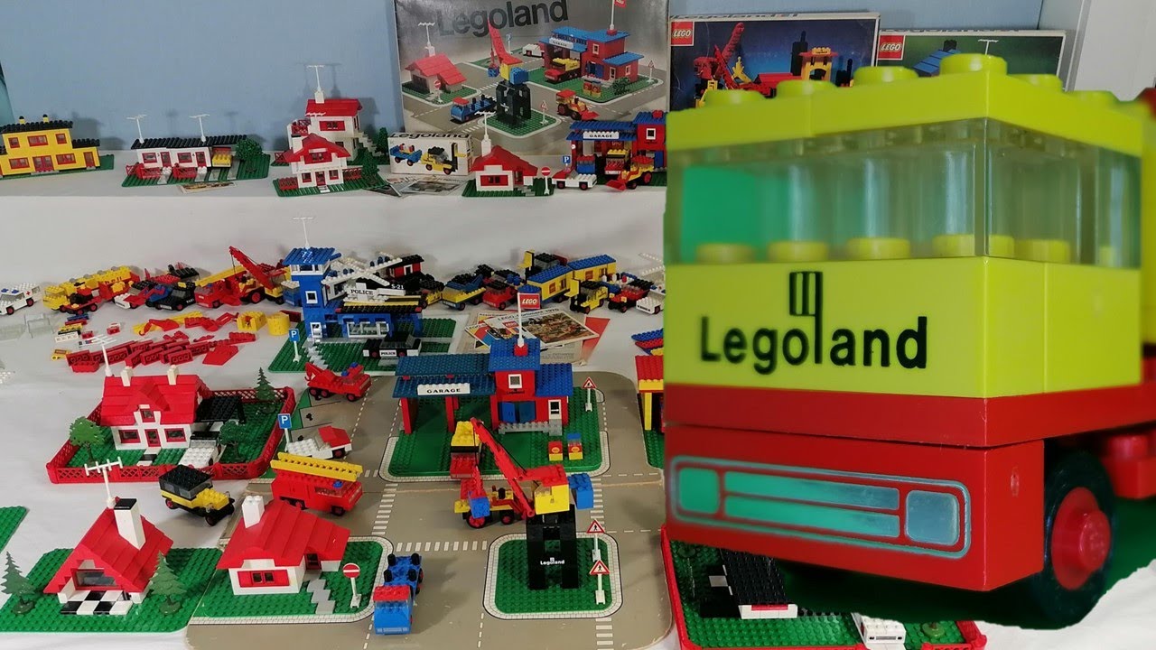 Erste LEGOLAND® Sets 1969-1974 - Einführung in Gebäude, Fahrzeuge ...