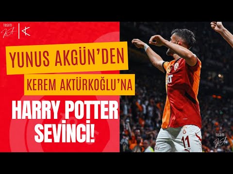 #YunusAkgün attığı golden sonra #KeremAktürkoğlu'nun gol sevincini yaptı !