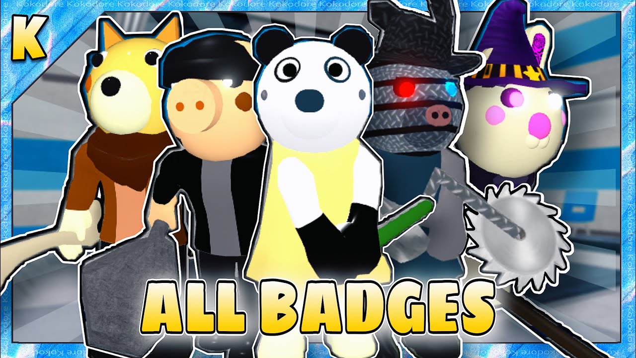 HOW TO GET ALL 15 BADGES + TSP WITHDRAWAL PANDY BADGE in PIGGY ROLEPLAY ...