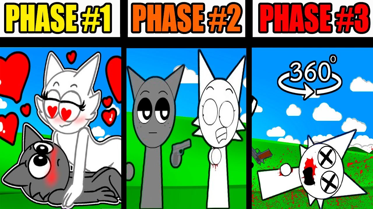 Wenda x Gray | Phase 1 VS Phase 2 VS Phase 3 in Incredibox Sprunki ...