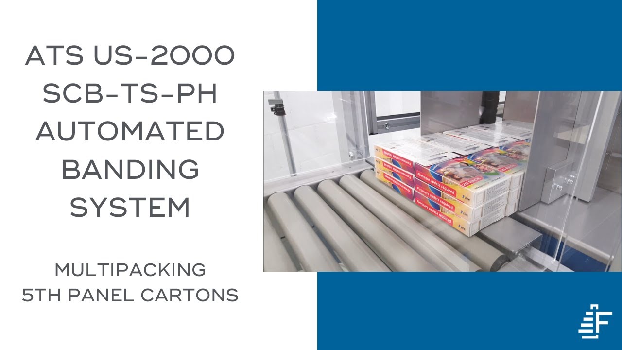 Multipacking 5th Panel Cartons US-2000 SCB-TS-PH Automated Banding ...