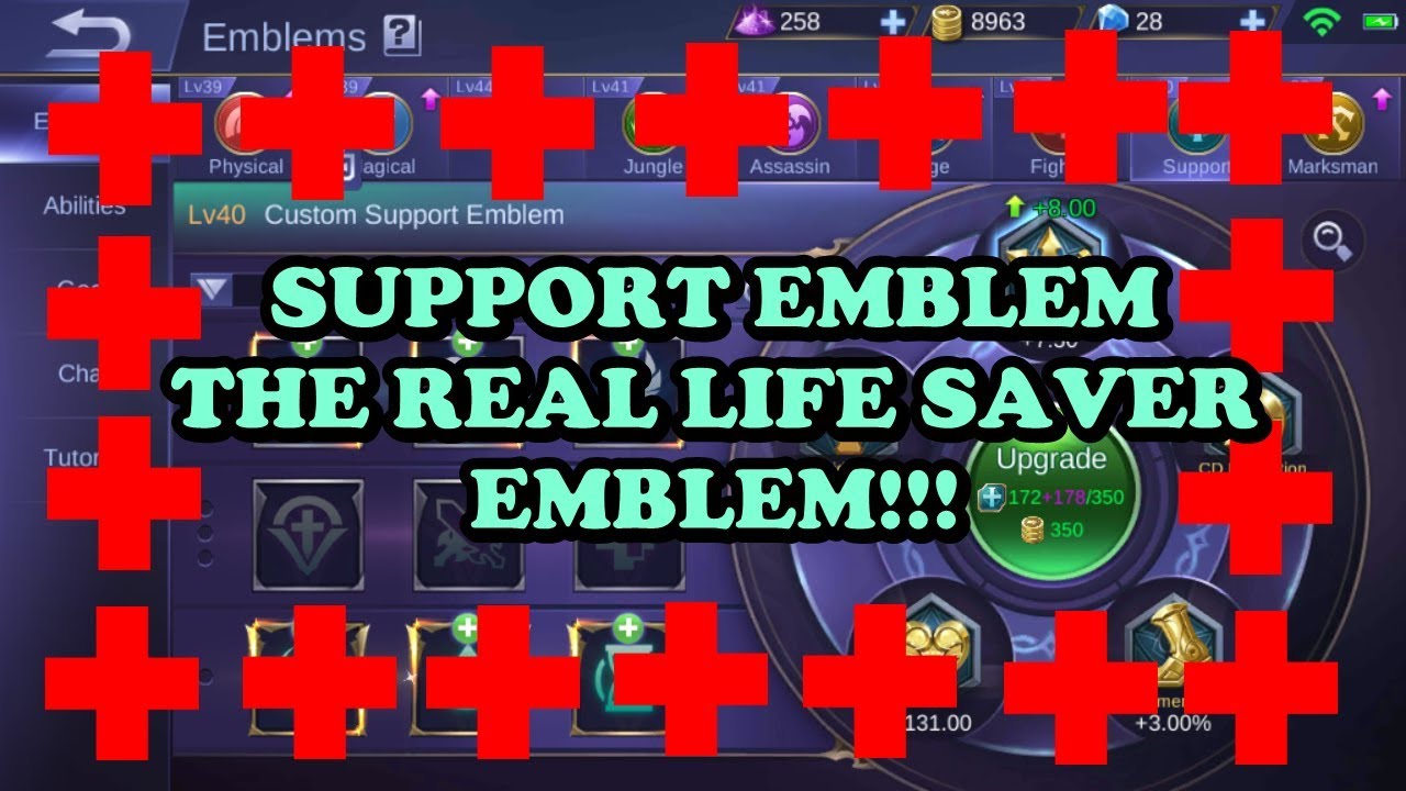 PANDUAN EMBLEM DAN TALENT SUPPORT SERTA HERO-HERO YANG COCOK ...