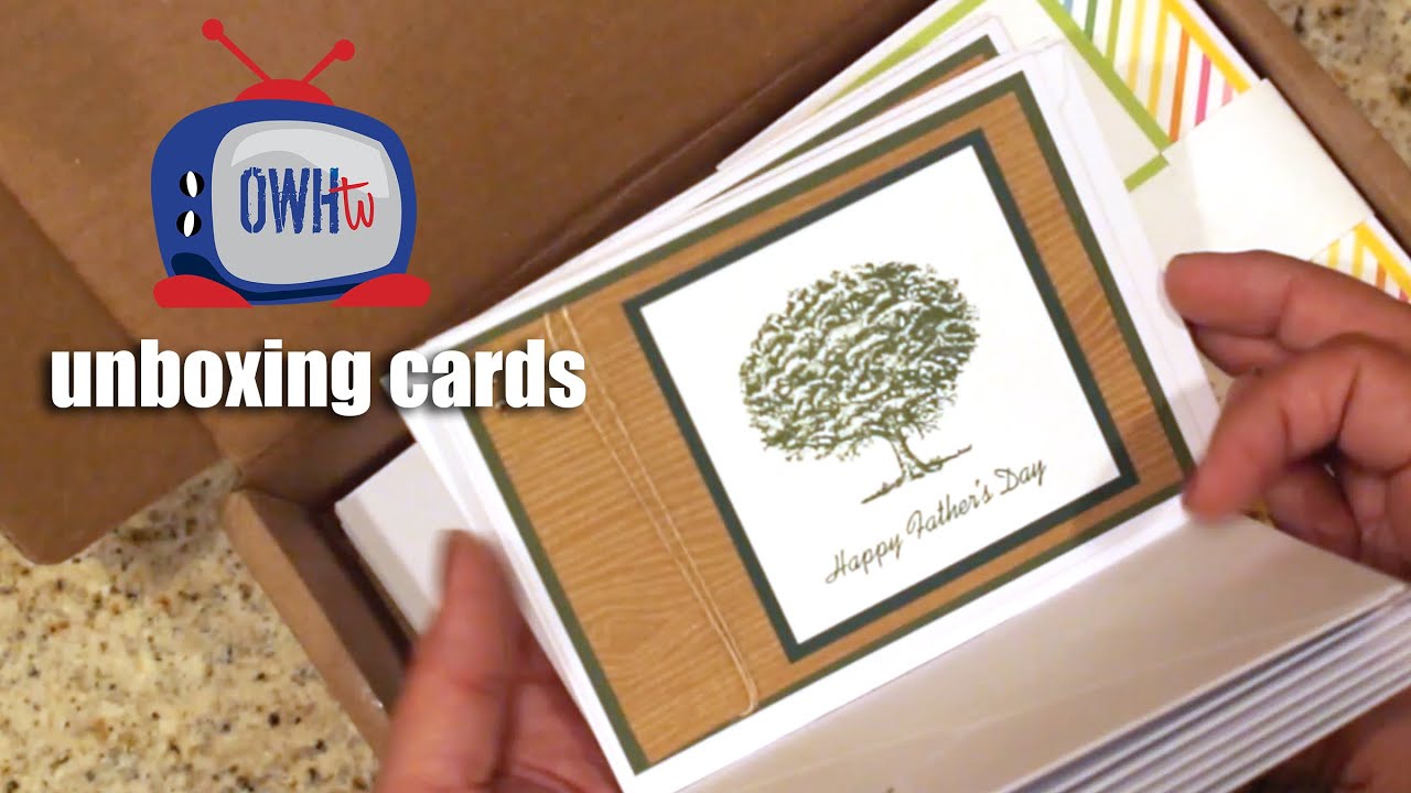 Unboxing Holly's cards - YouTube