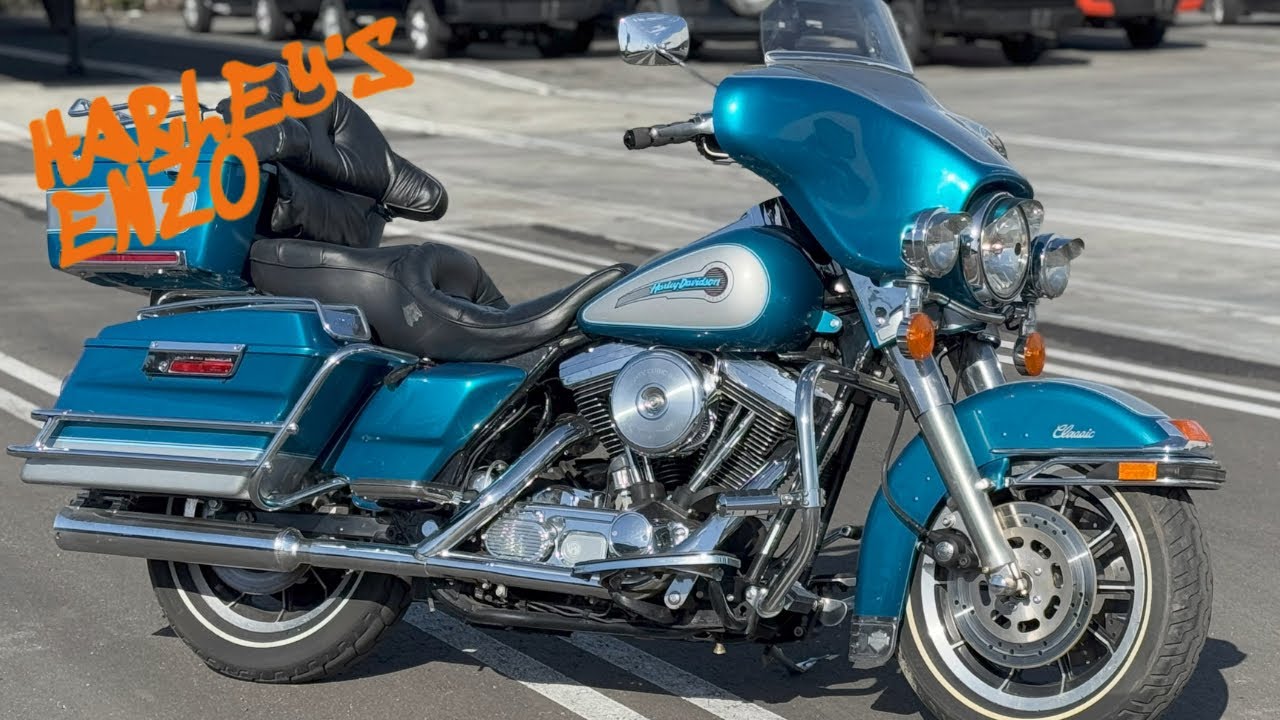 Harley Davidson Electra Glide 1995 FLHTC EL GLIDE 33843 miles - YouTube