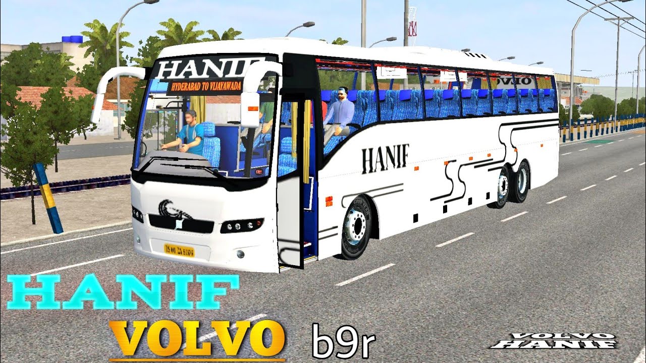BUSSID || Hanif Volvo B9r Bus Mod +All Skin || Mods 98 Games. - YouTube