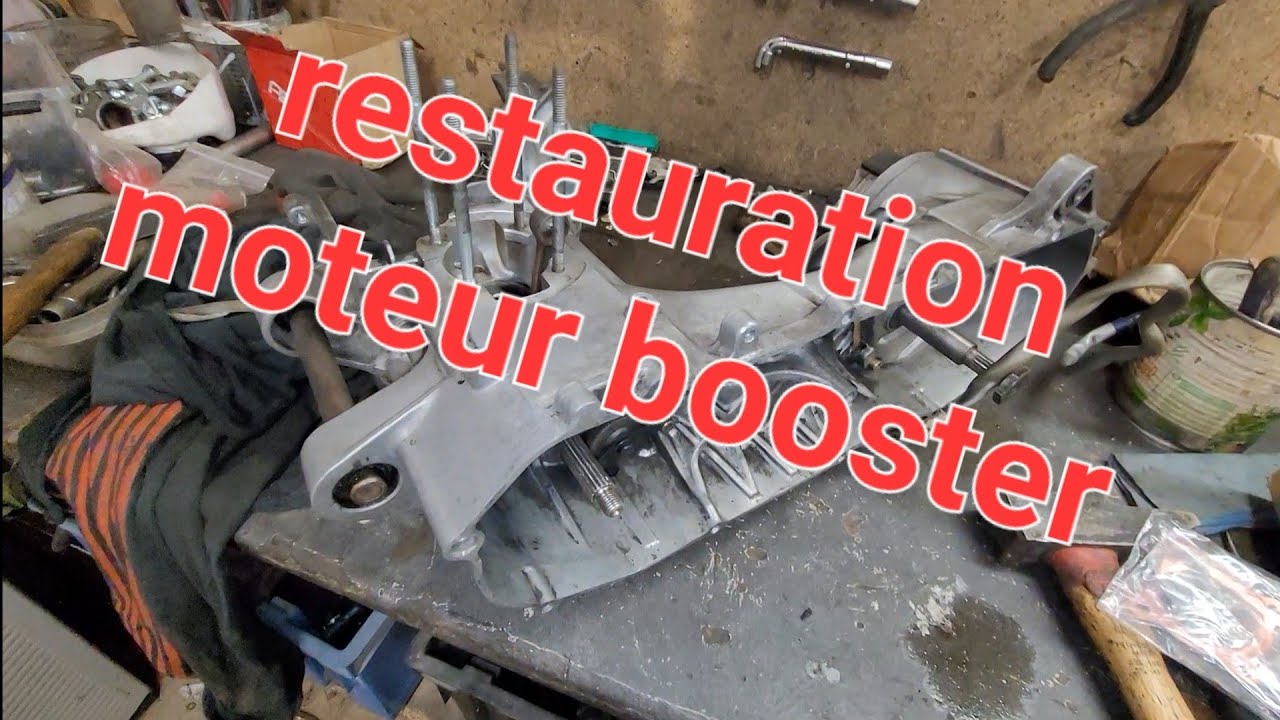 restauration moteur mbk booster - YouTube