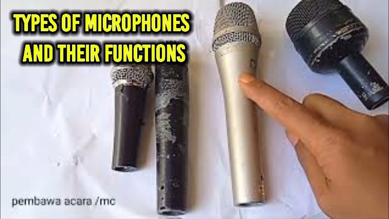 TYPES OF MICROPHONES AND THEIR CHARACTERS || TYPES OF MICROPHONES FOR ...