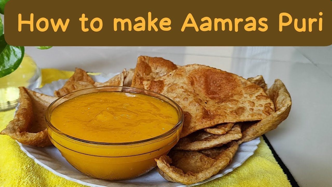 How to make Aamras puri | #aamras #aamraspuri - YouTube
