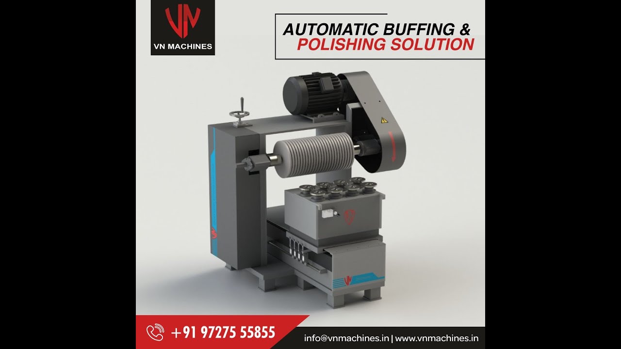 Automatic Rotary Polishing Machine For Brass Sink Jaali Mirror Finish ...