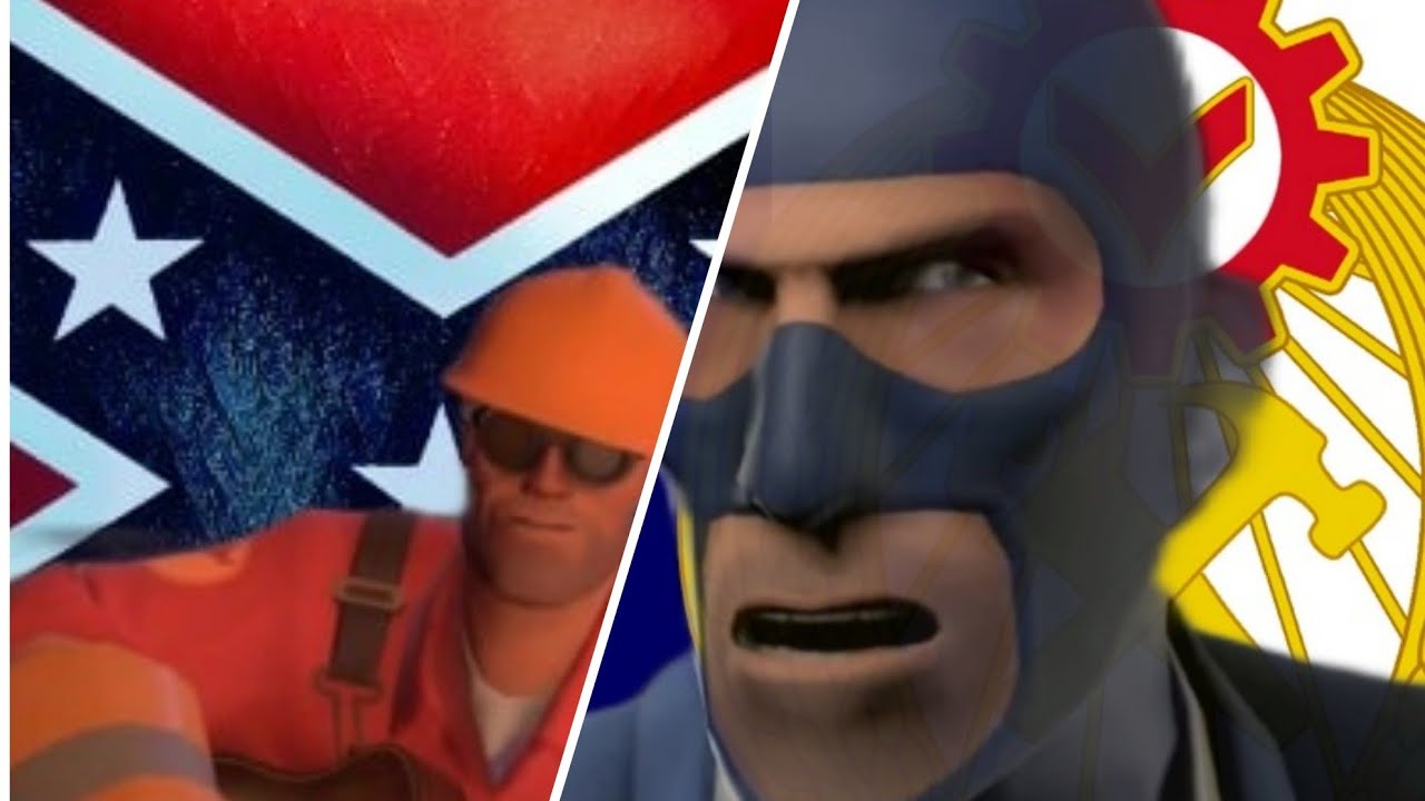 Tf2 Confederate States of America (enginner) vs Commune Of France (Spy ...
