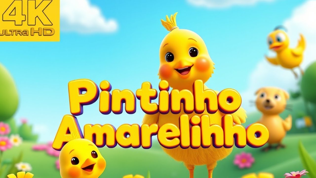 Pintinho Amarelinho a cobtinualçao infantil Desenho animais @TioJ 34 ...