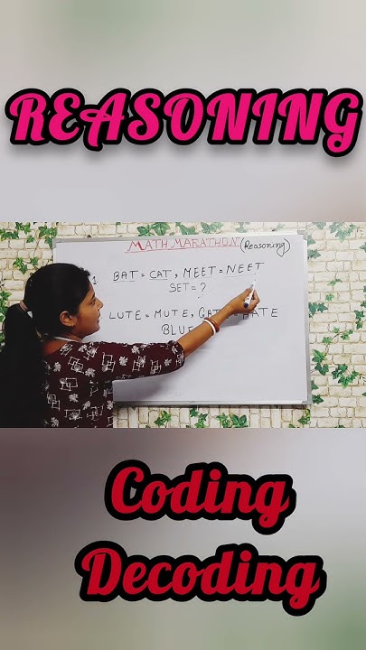 Reasoning Coding Decoding Education Maths Mathstricks Solveitquickly Mathematics