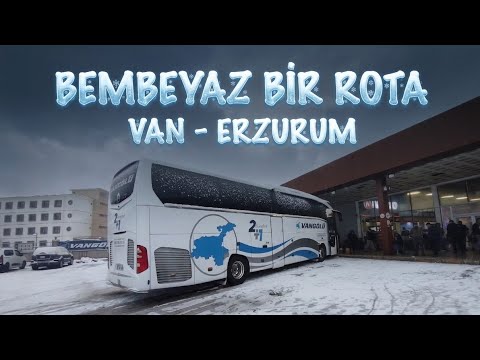 Van'dan Erciş'e Kış Sürüşü | Van Gölü Turizm ile Erzurum Yolunda