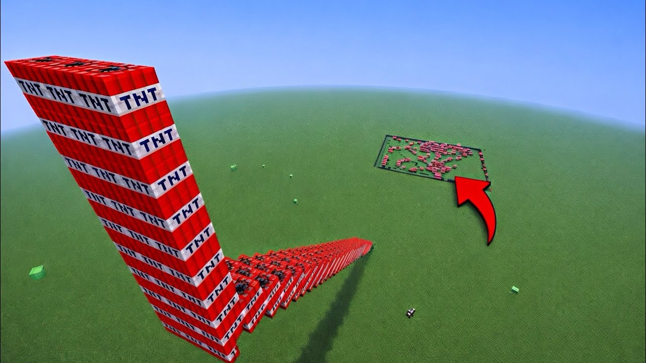 1000 TNT Chain Reaction in Minecraft – Insane Explosion Experiment ...