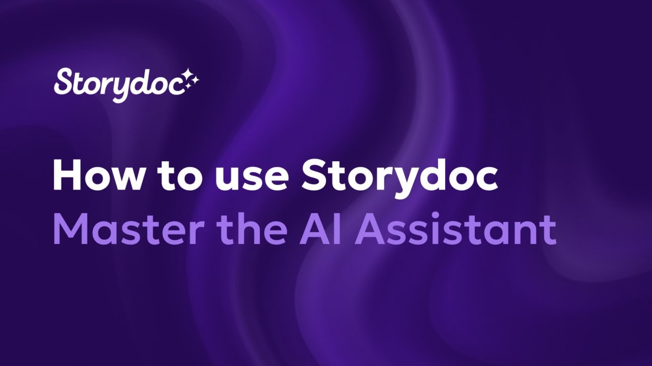 How to use the magic assistant - Storydoc School - YouTube