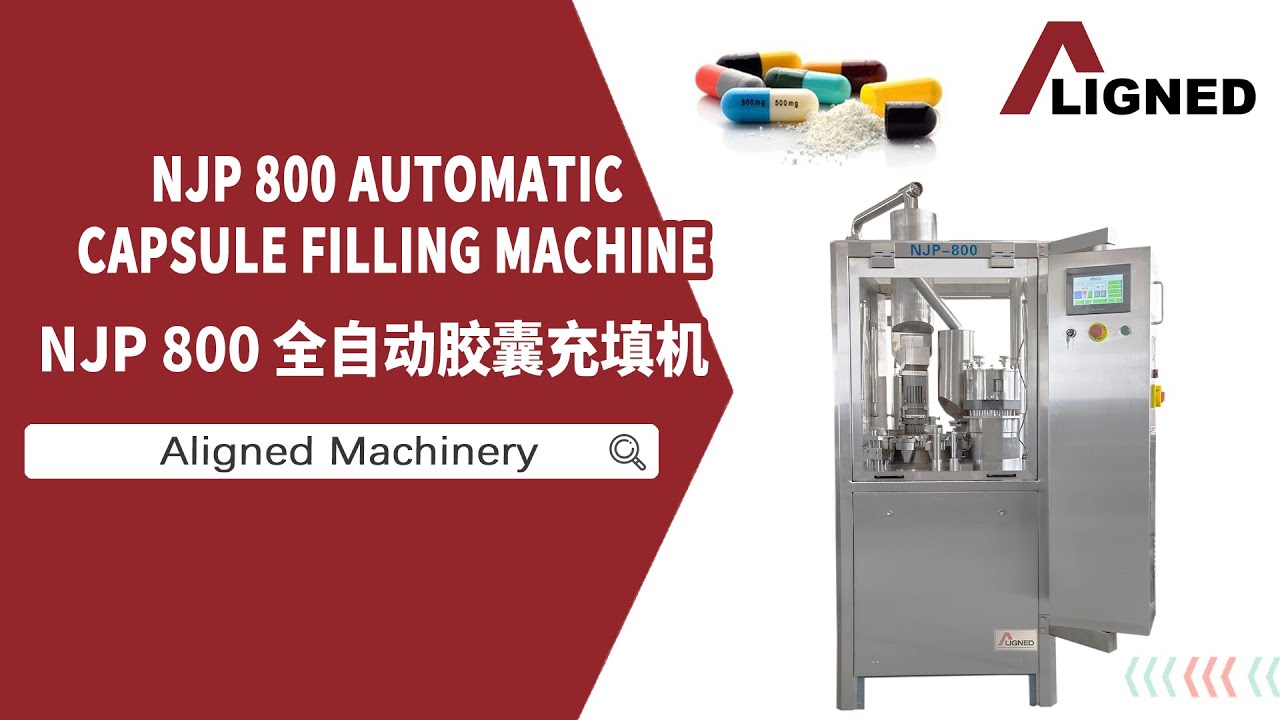 NJP800 Automatic Capsule Filling Machine - YouTube