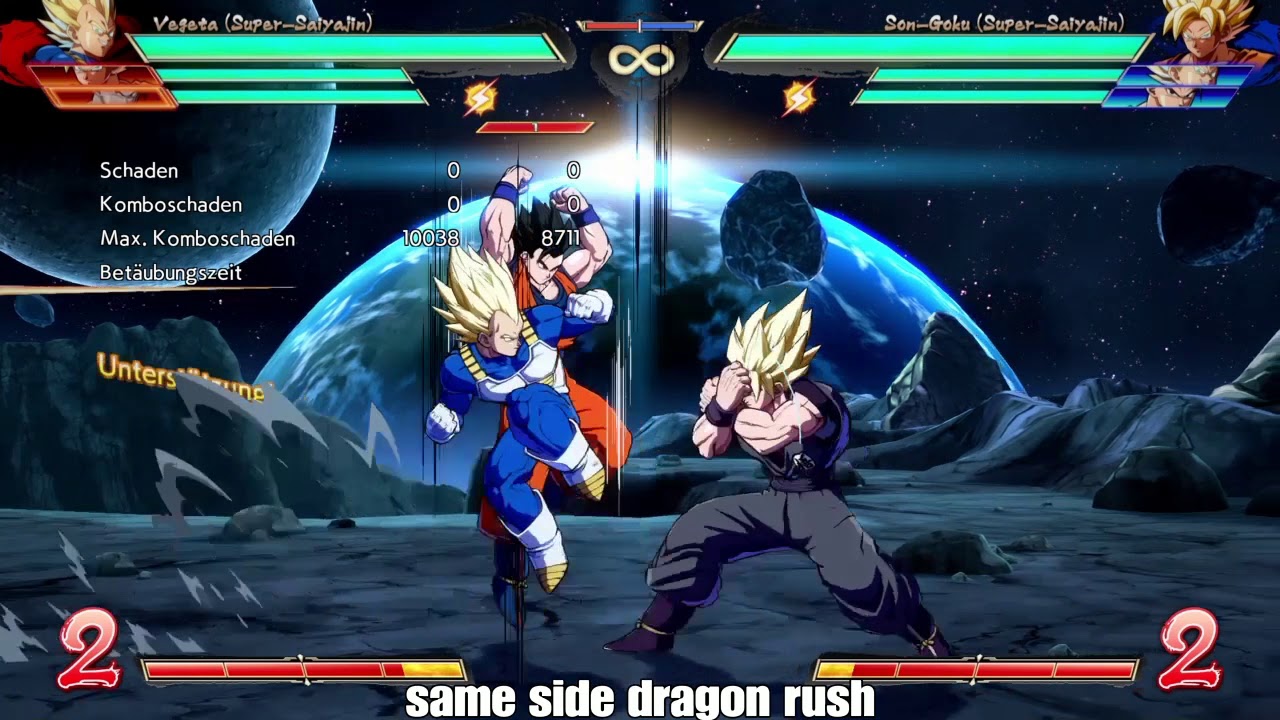 DBFZ Season3 Ssj Vegeta mix ups with a.Gohan b assist - YouTube