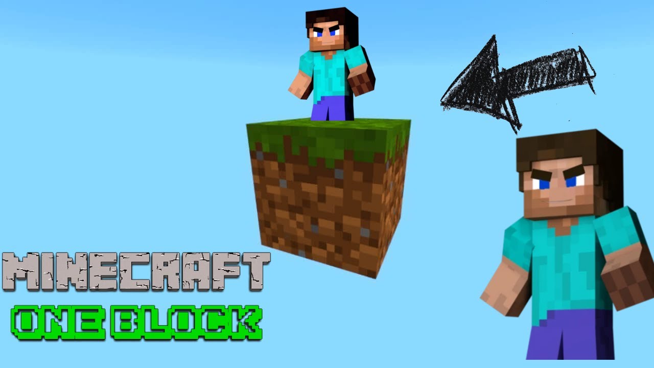 SURVIVING ON ONLY ONE BLOCK IN MINECRAFT | ONE BLOCK (Part - 1) - YouTube