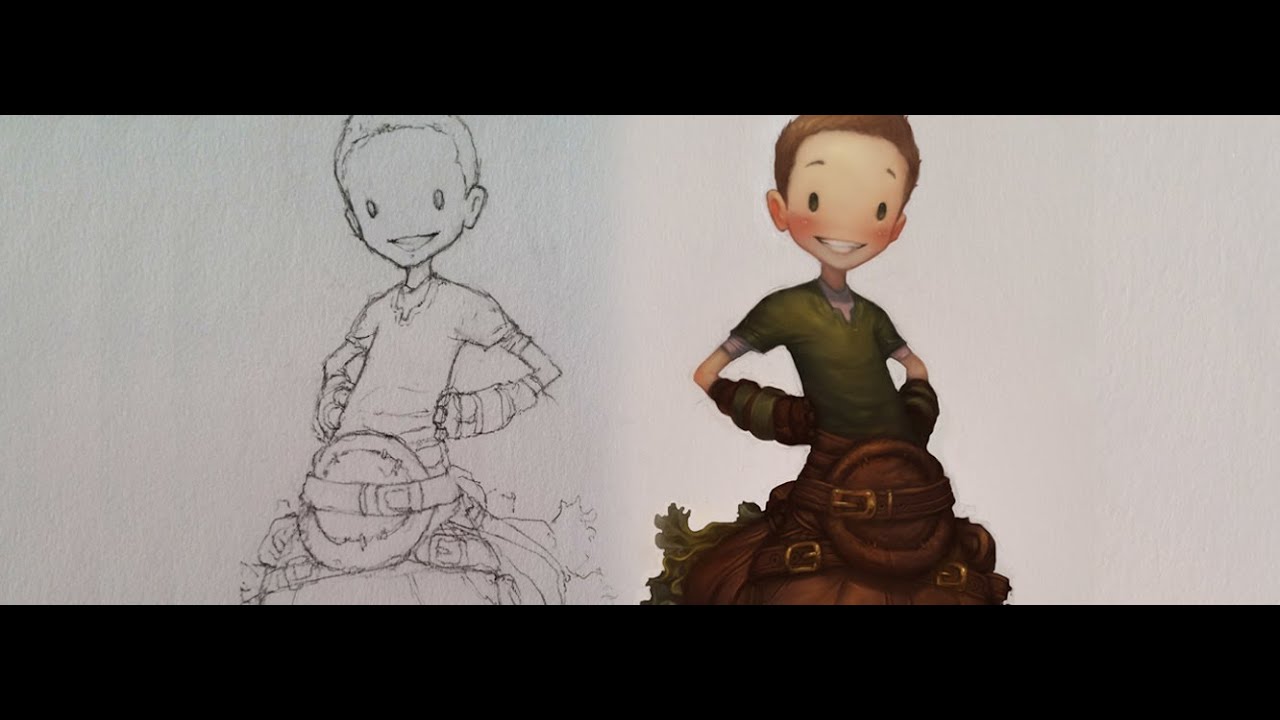 Soft Brush Character Tutorial Intro - YouTube