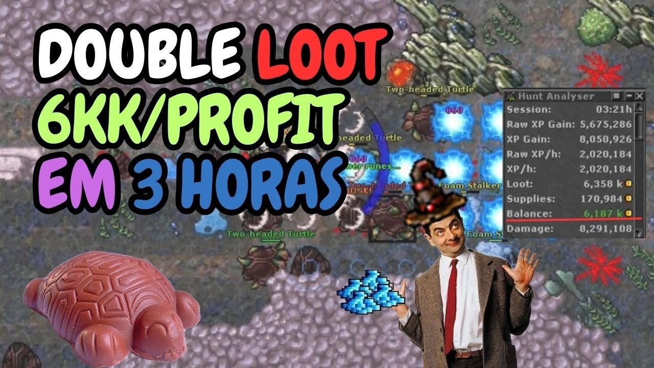 TIBIA MS - FIZ O PROFIT DE 3 DIAS EM 3 HORAS NESSA DOUBLE LOOT! - YouTube
