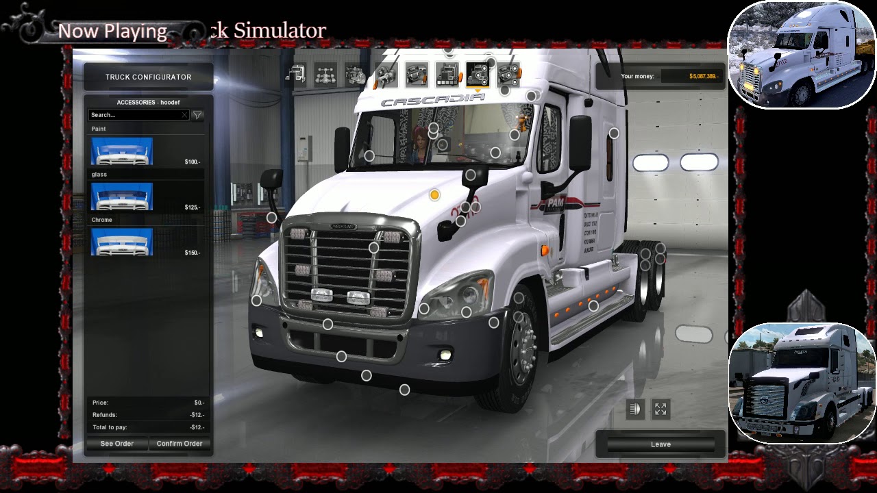Freightliner Cascadia Review - ATS (with MOD LINK) - YouTube