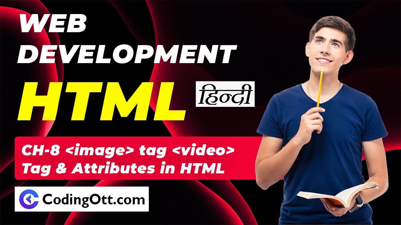 8 Image And Video Tag In Html Html Tutorial For Beginners Web Development Tutorial In Hindi